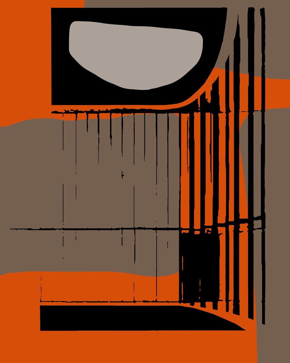 Recollection - Abstract Architectural Art Print – Isepp Design
